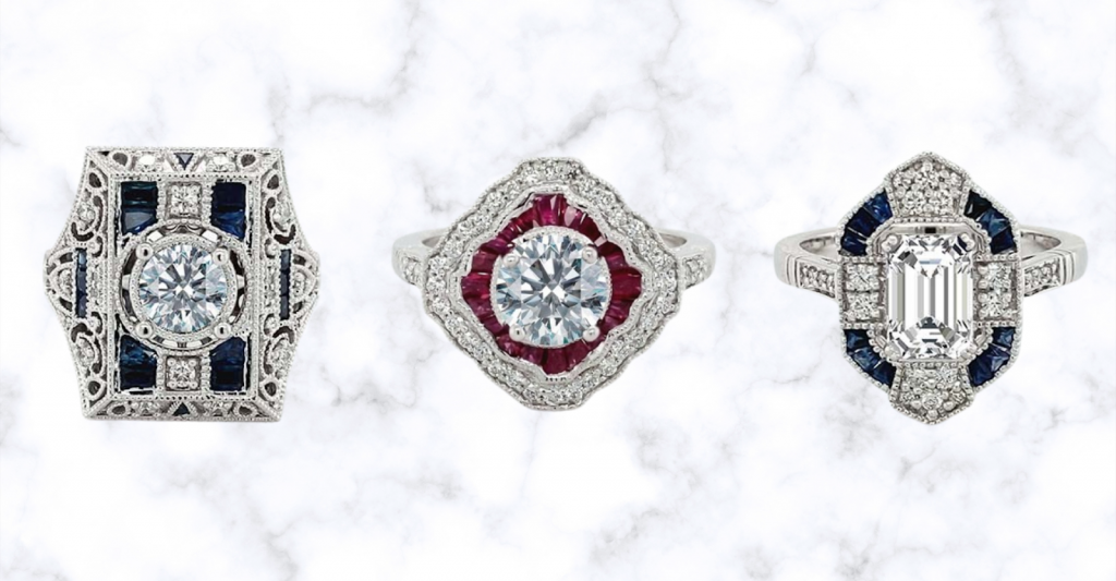 Complete Guide to Art Deco Engagement Rings